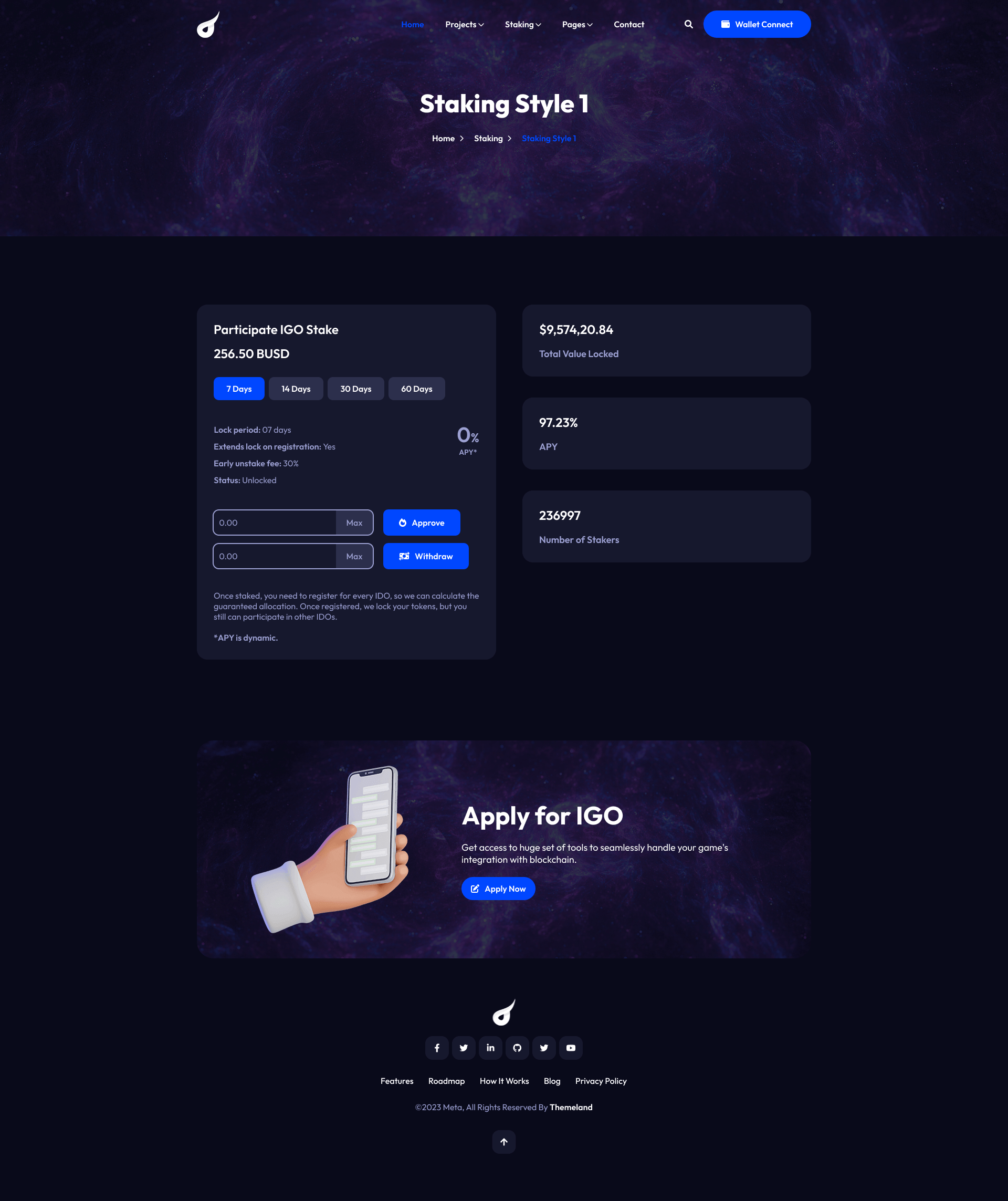 Meta - IGO Launchpad Figma Template by theme_land | ThemeForest